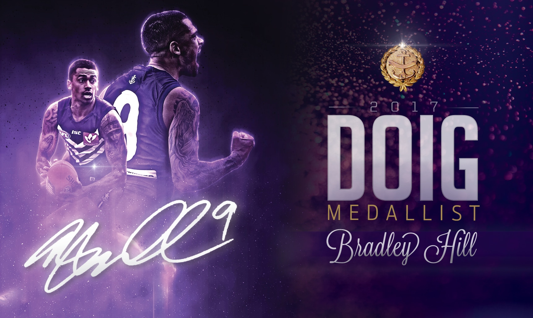 Bradley Hill wins Doig Medal
