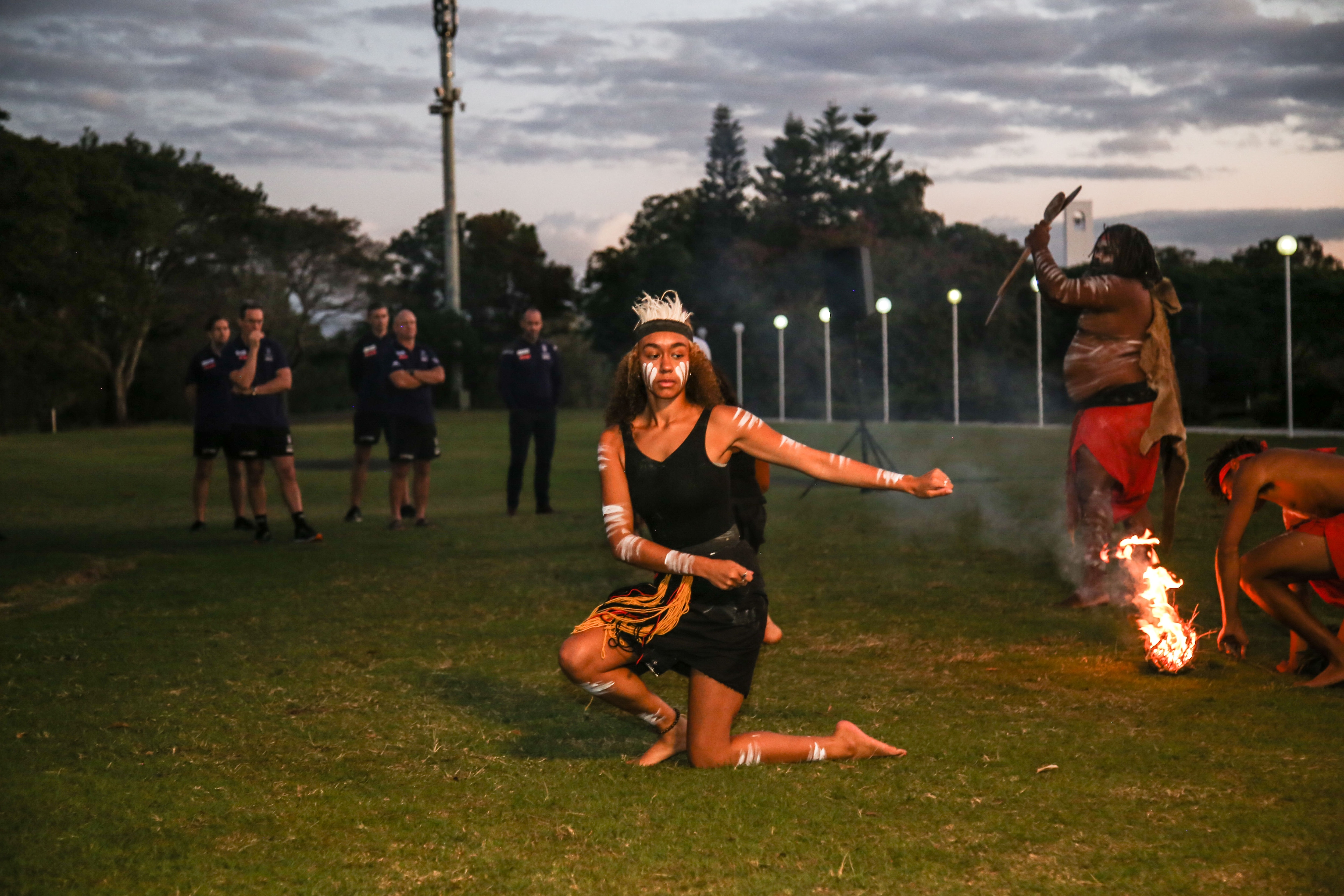 Smoking ceremony welcomes Freo to Gold Coast