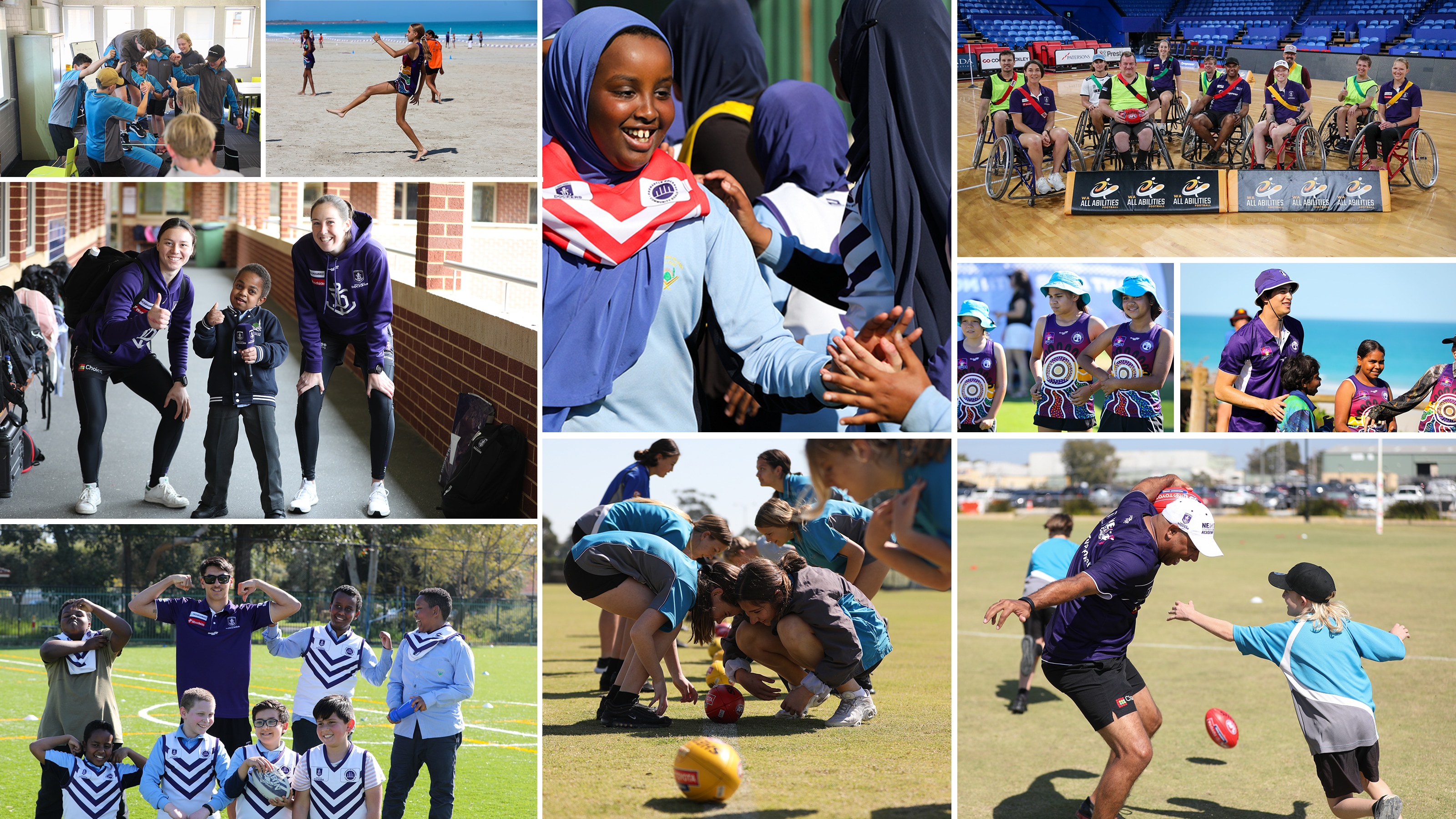 Fremantle launch the Purple Hands Foundation