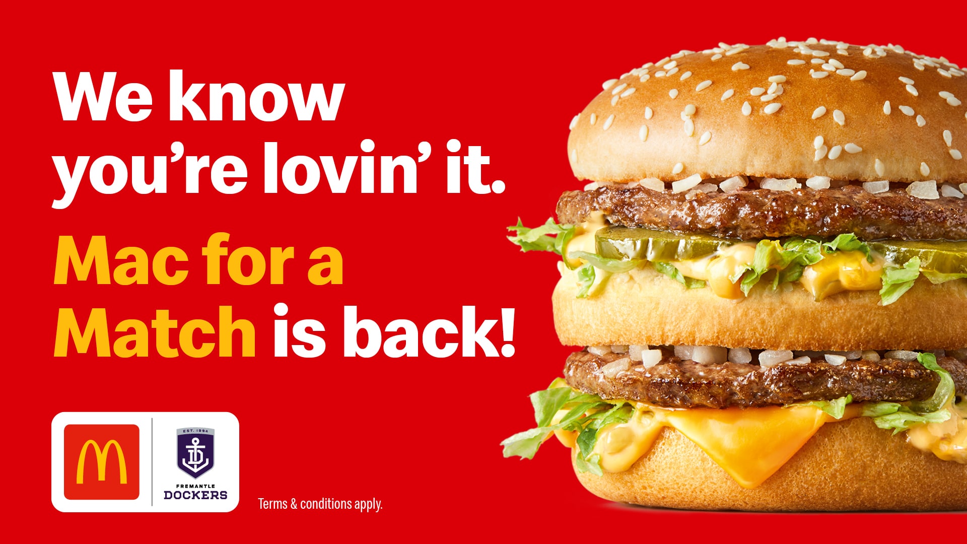 Mac for a Match is back!