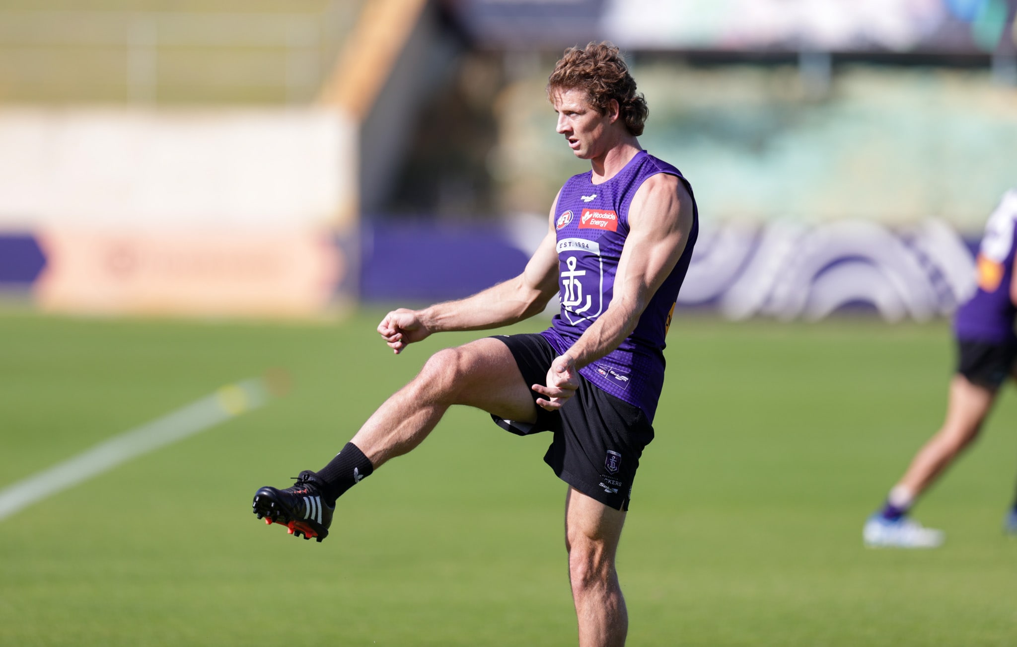 Fyfe ramps up at training