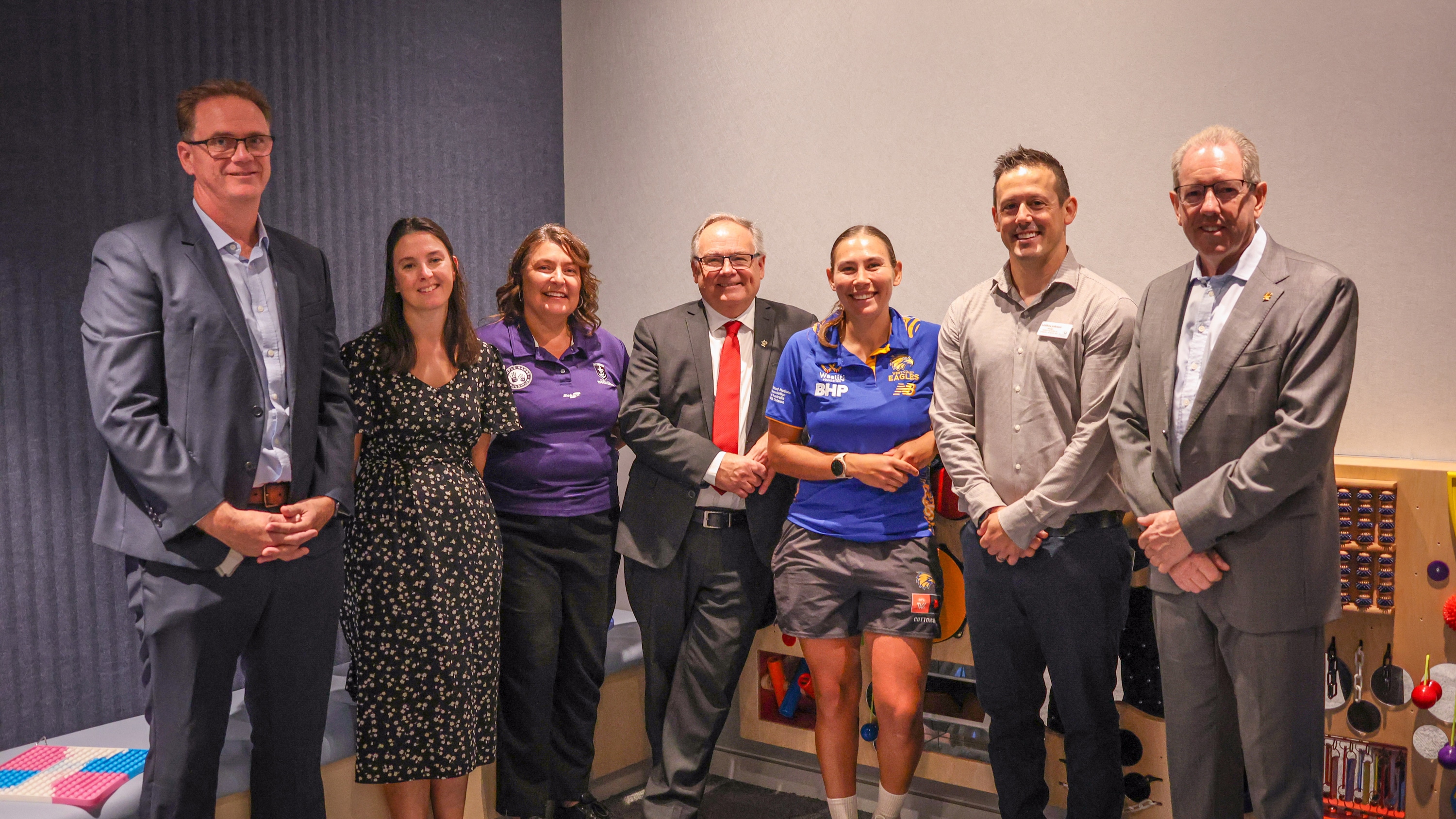Trialled sensory room becomes permanent space at Optus Stadium