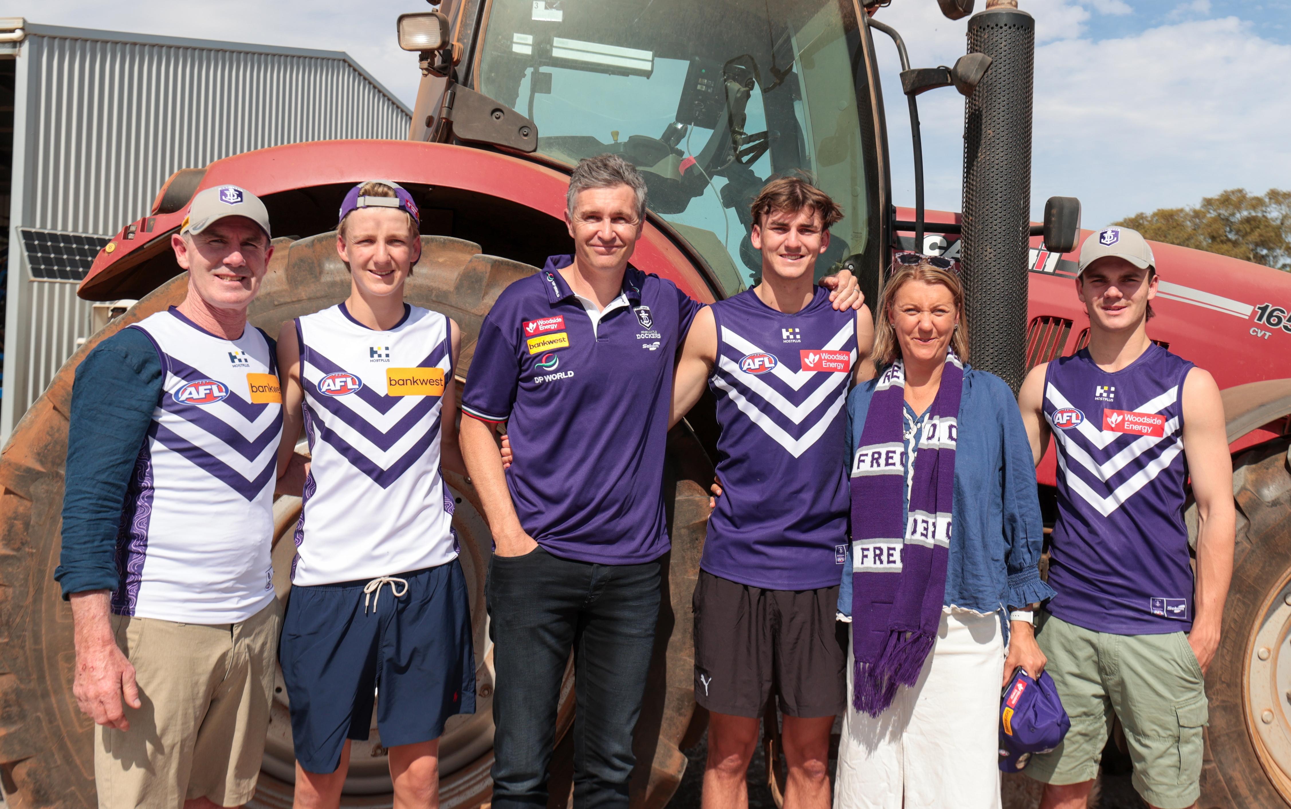 Farm boy to Freo: Nicholls embraces AFL dream