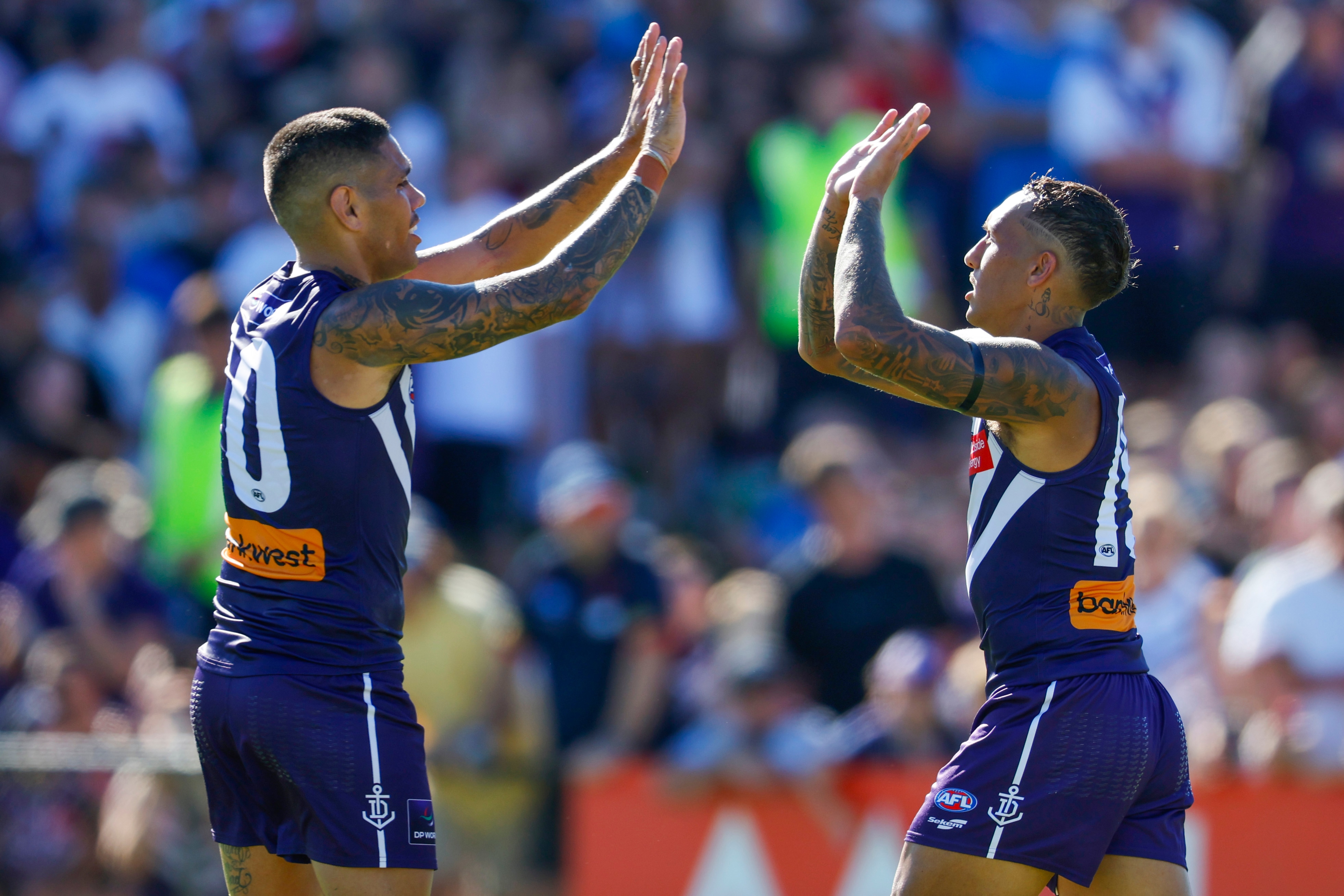 Shai and Sonny put on a show as Freo down Dees in pre-season
