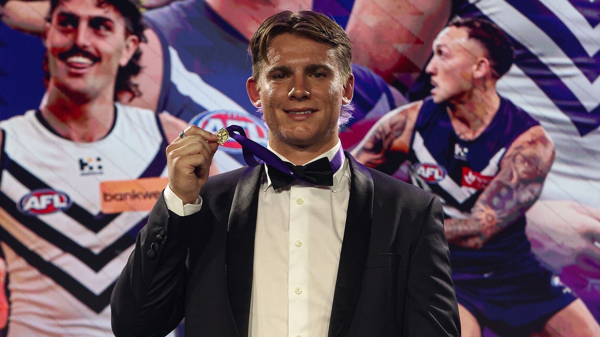 How fiancé Chloe helped Doig Medallist Caleb Serong navigate a tough ...