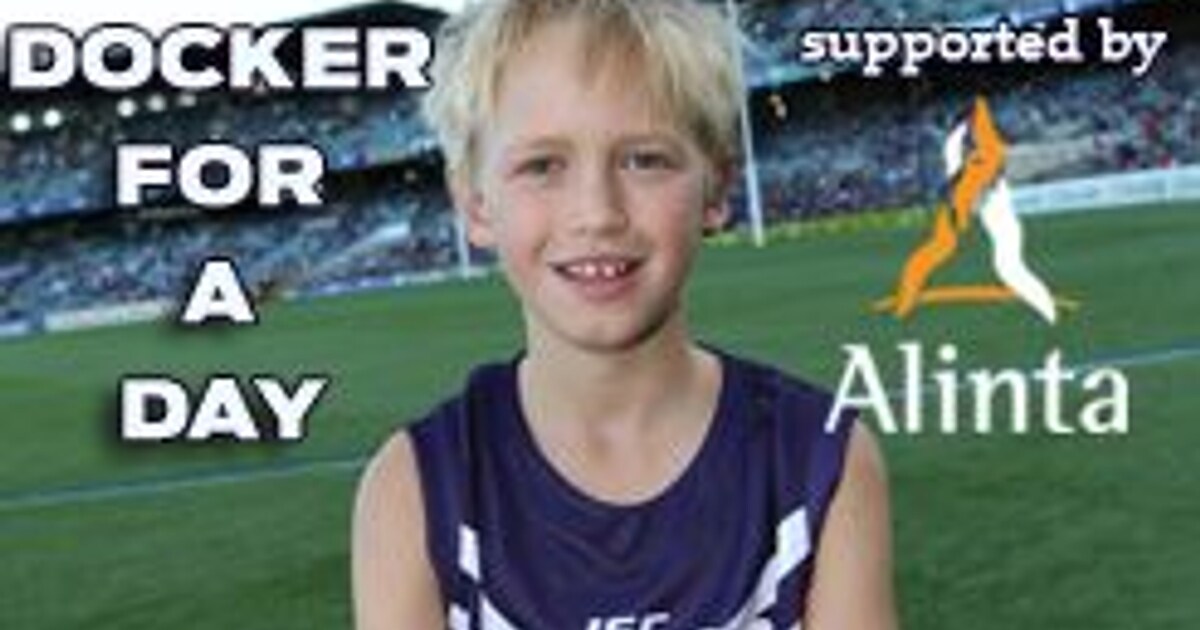 Round 2 Alinta Docker for a Day - Joshua Barry