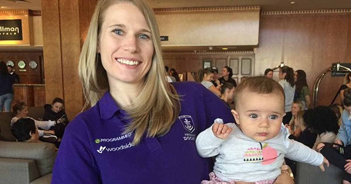 Baby Alice on board for AFLW season