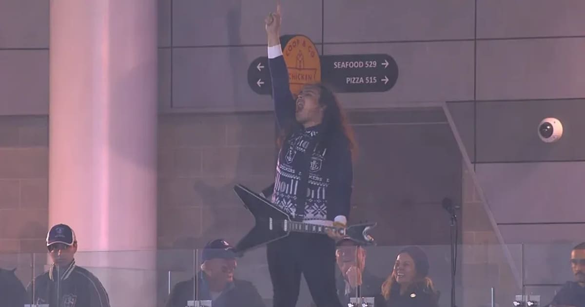 Rocker on the Roof...in the rain!