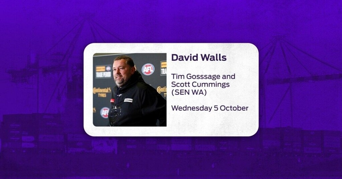 David Walls on SEN WA - 5 October