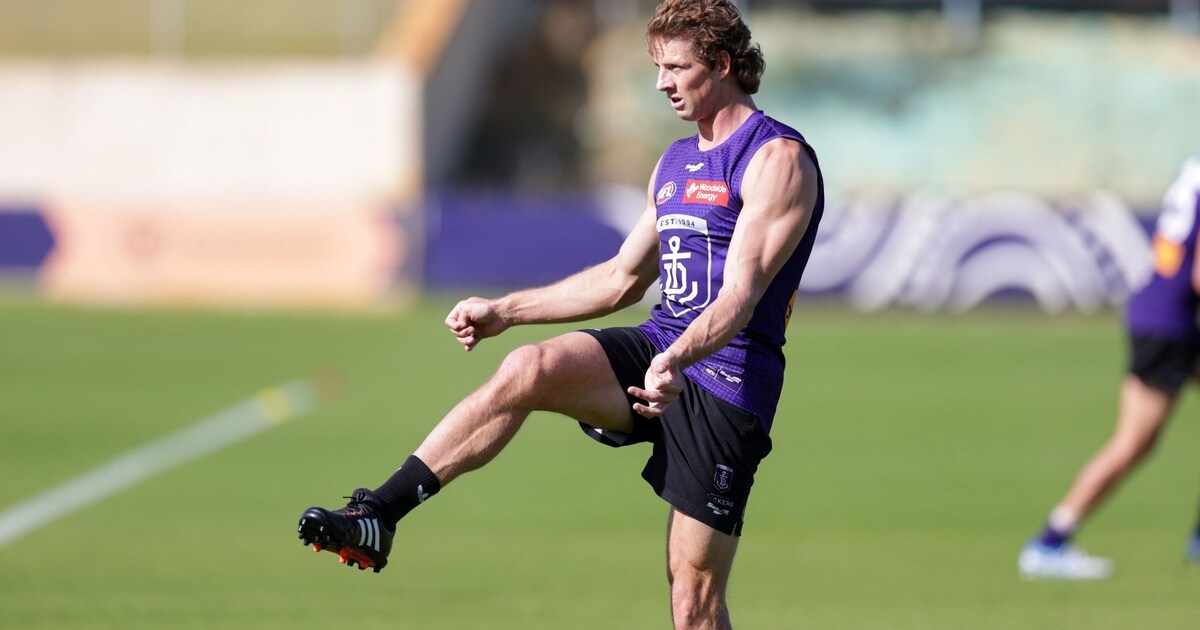 Fyfe ramps up at training