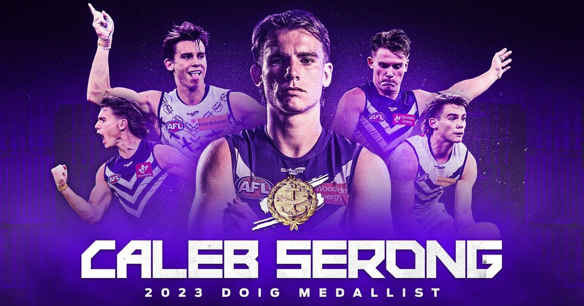 Caleb Serong wins 2023 Doig Medal!