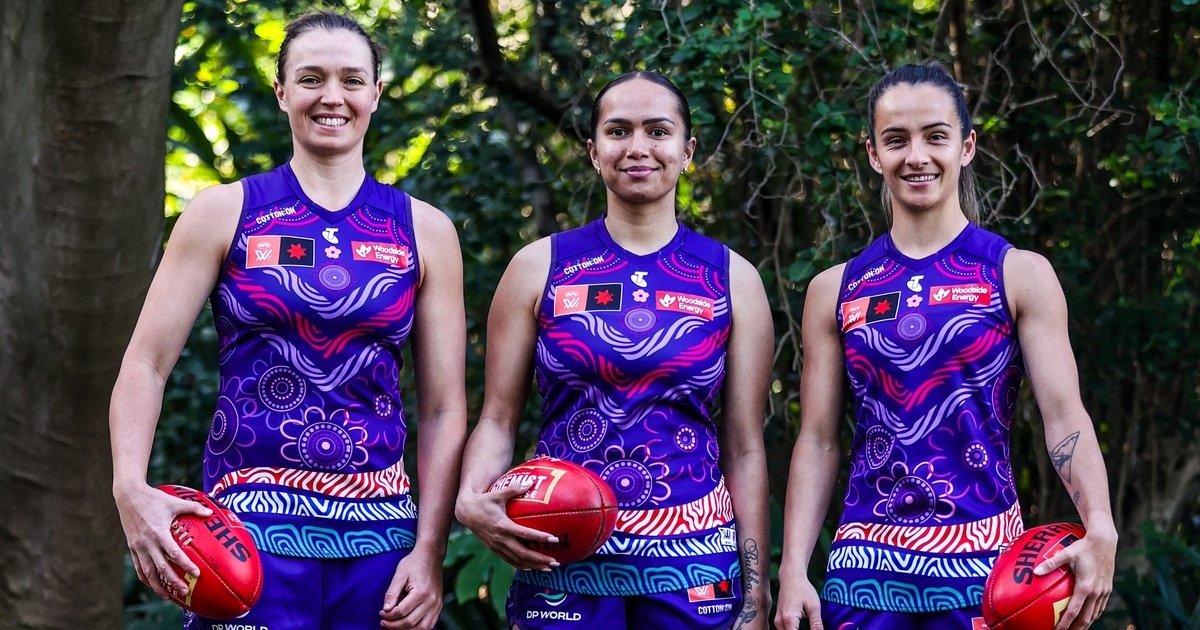 Unveiling Fremantle’s 2023 AFLW Indigenous Jumper