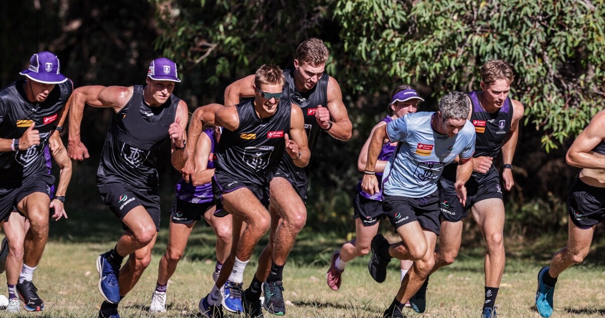 47 PHOTOS: AFL x AFLW Kings Park Hill Run