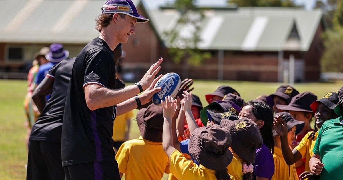 Freo visit Riverton Primary School!