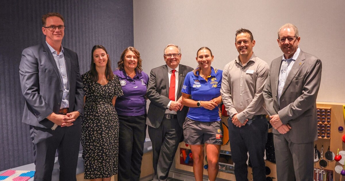 Trialled sensory room becomes permanent space at Optus Stadium