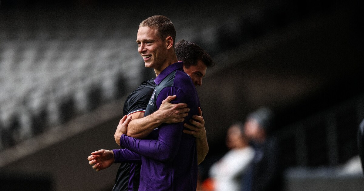 24 PHOTOS: AFL Captain's Run at Marvel Stadium 17 May
