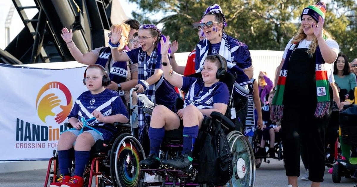 Hand in Hand Crossing for Inclusion | Purple Hands Foundation