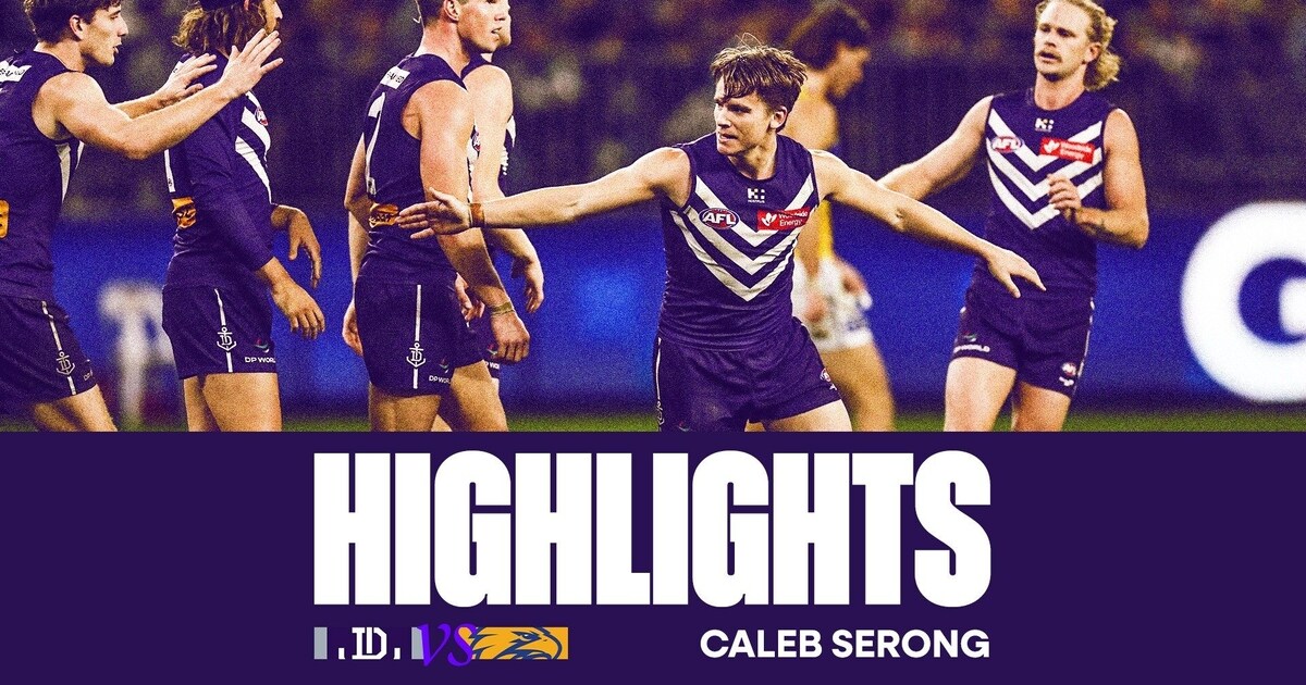 Highlights | Caleb Serong v West Coast Eagles