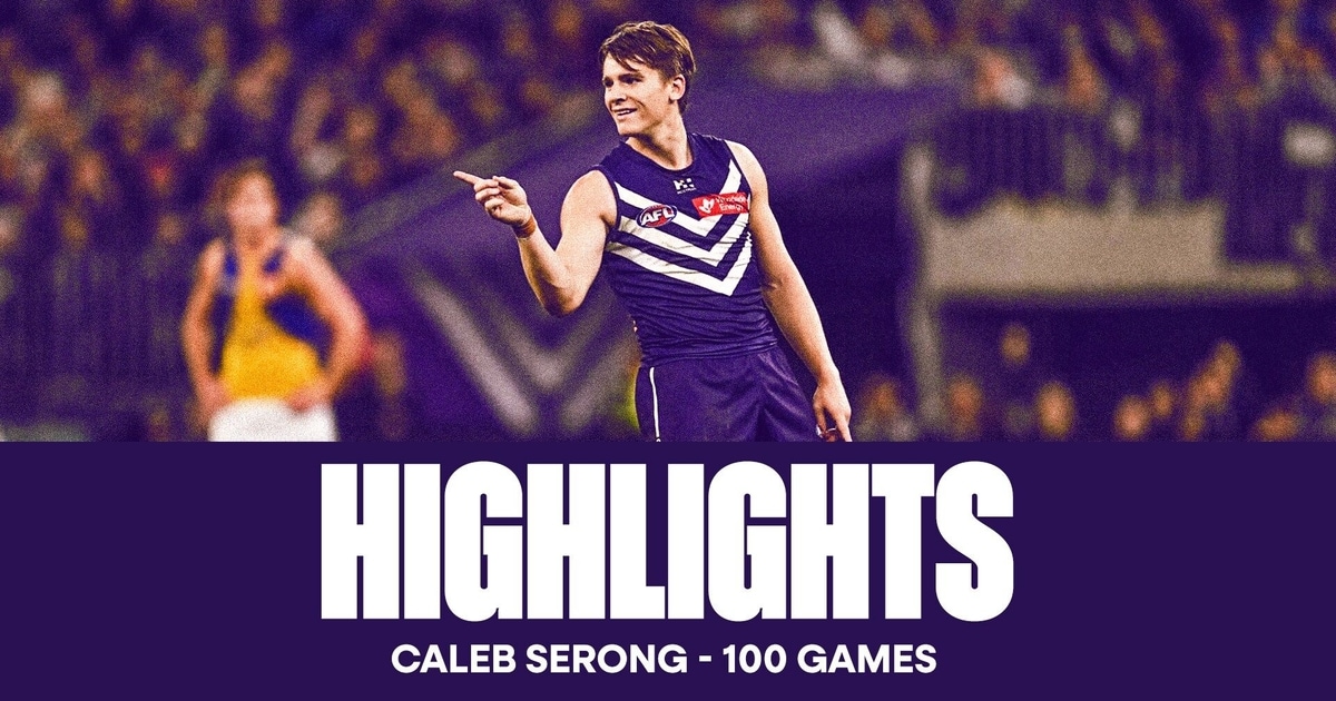 100 games for Caleb Serong