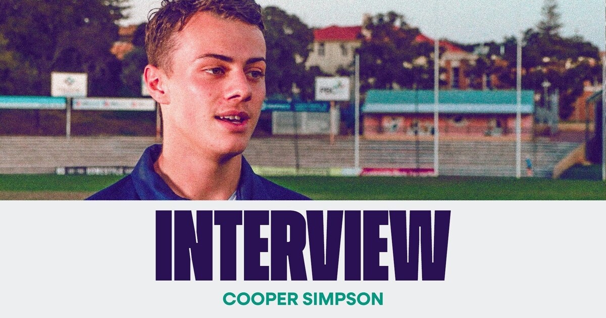 'We were a bit smaller than usual up forward.' | Cooper Simpson