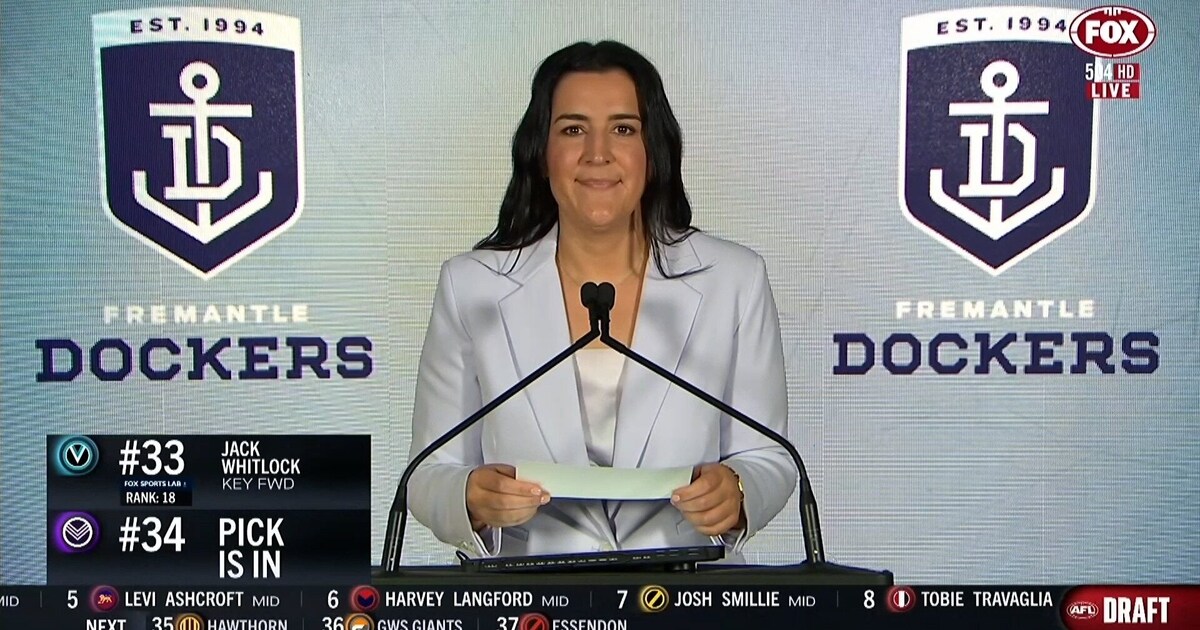 Charlie Nicholls gets drafted | 2024 Telstra AFL Draft