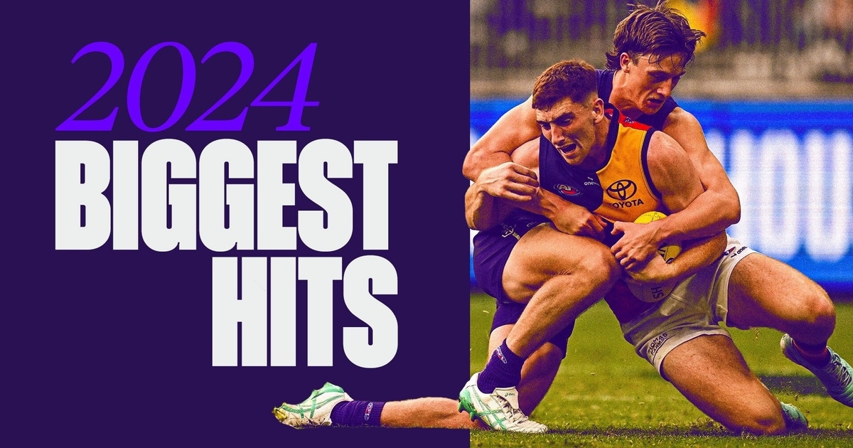 5 BIGGEST HITS of the 2024 AFL Season