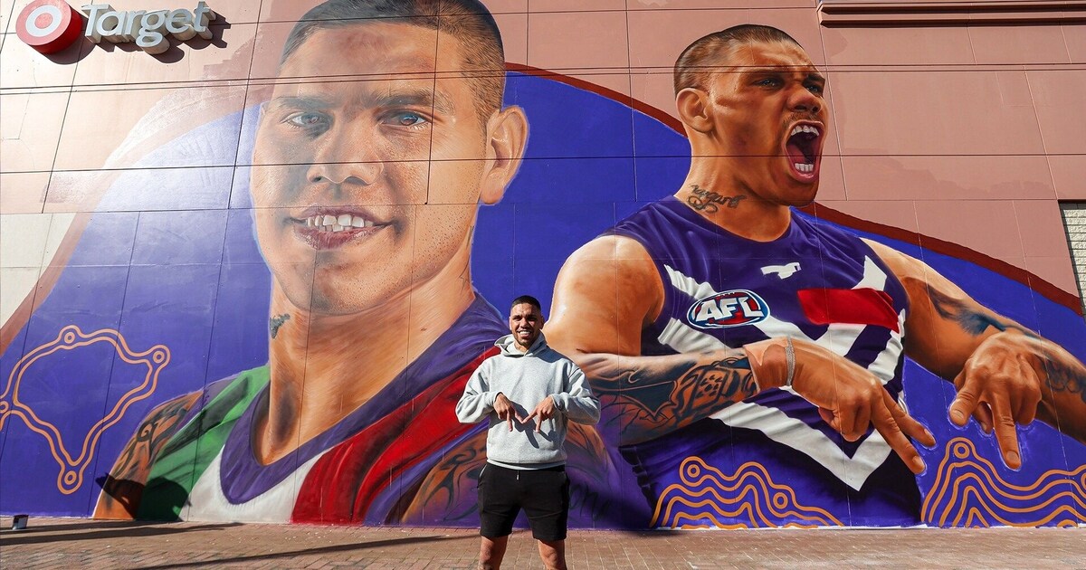Michael Walters' FIRST REACTION to the Sonny mural in Midland
