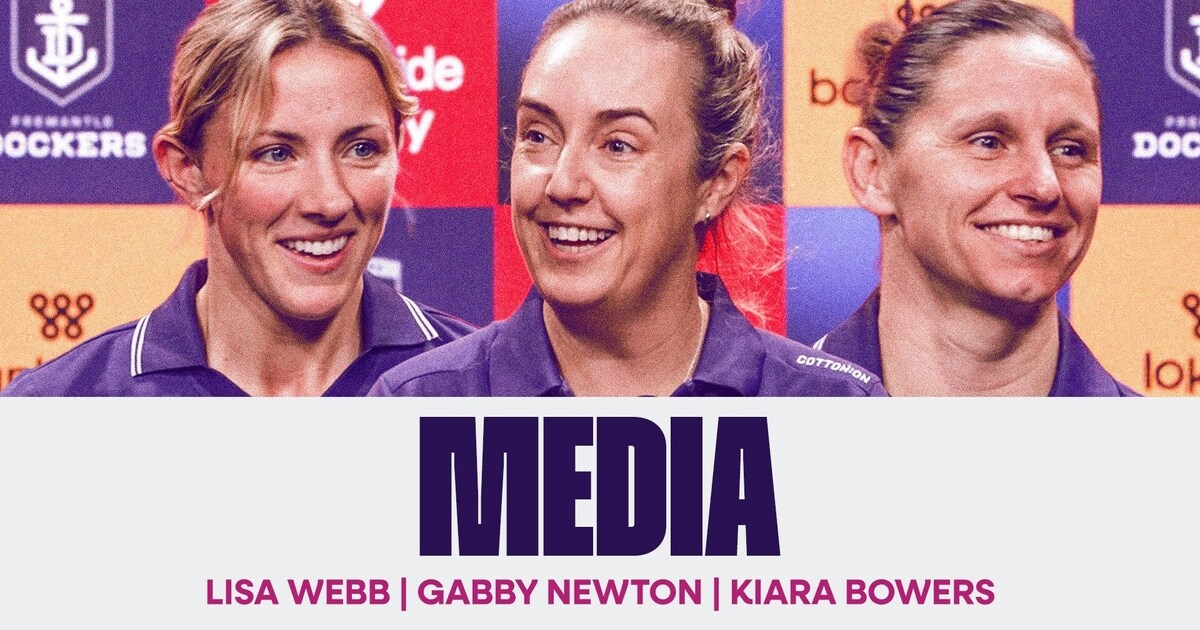 Lisa Webb, Gabby Newton and Kiara Bowers | Media Conference