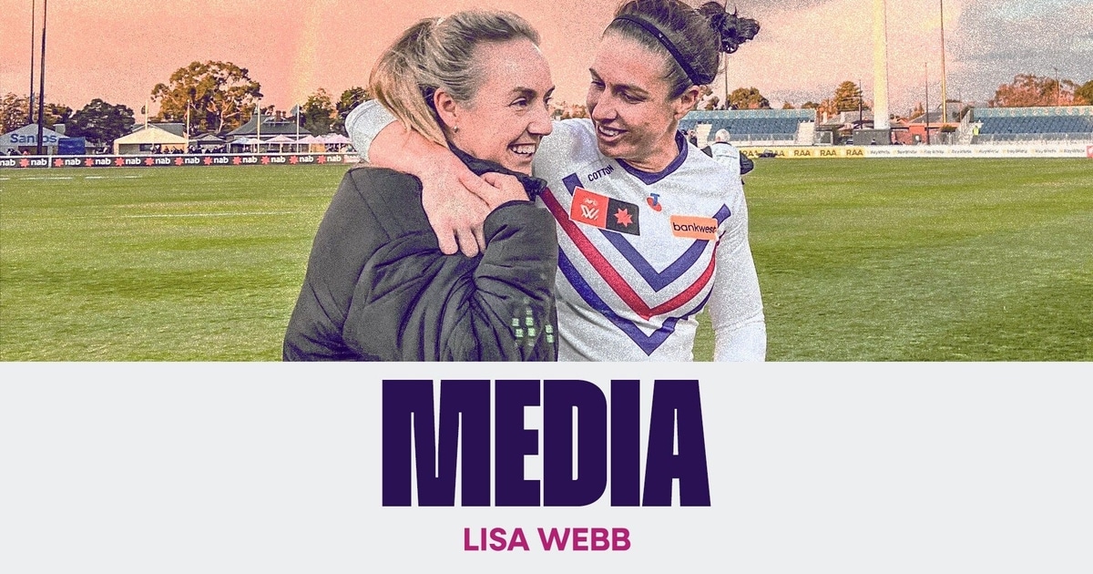 Lisa Webb post-match | AFLW Round 1 v Port Adelaide