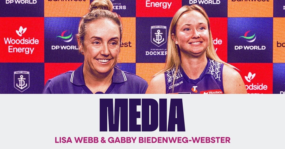 Lisa Webb & Gabby Biedenweg-Webster | Media Conference
