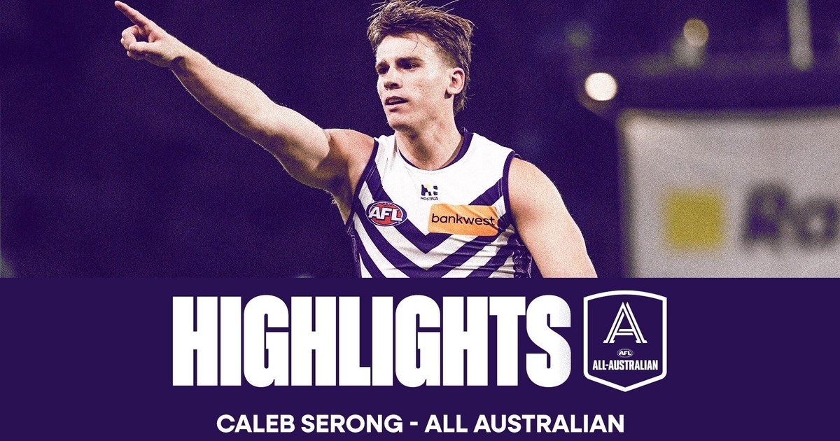 Caleb Serong goes BACK to BACK to BACK in All Australian jackets