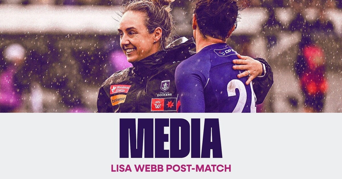 Lisa Webb post-match | Round 5 v West Coast Eagles
