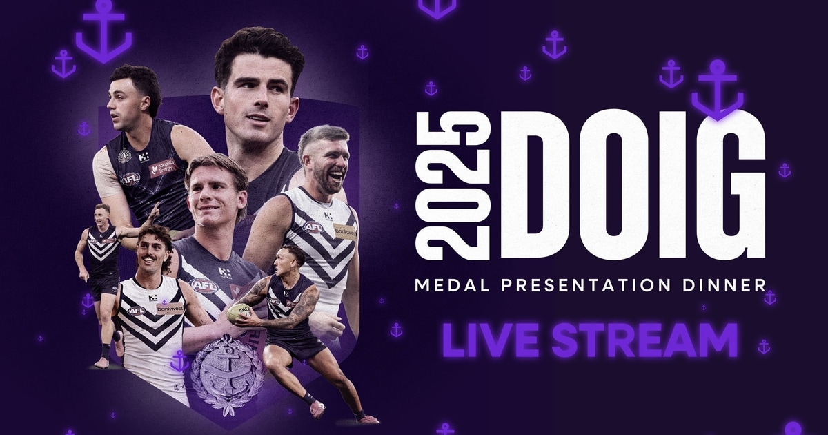WATCH IT LIVE: 2025 Doig Medal